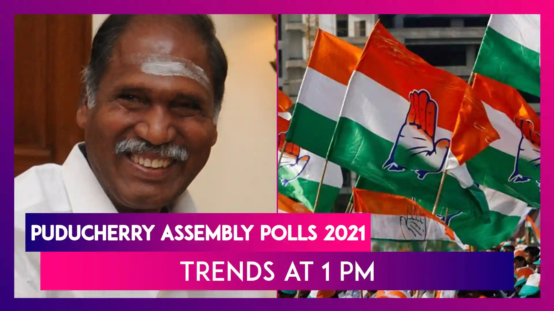 Watch Puducherry Assembly Polls 2021: N Rangaswamy's AINRC-Led Alliance ...